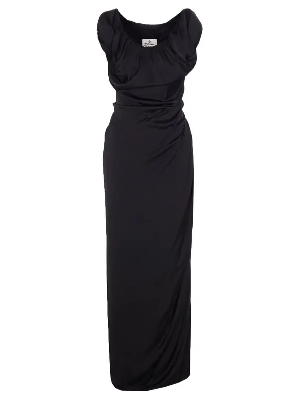 VIVIENNE WESTWOOD Long Ginnie Amber Dress - Black