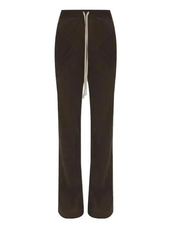 Rick Owens Drawstring Waist Trousers - Black