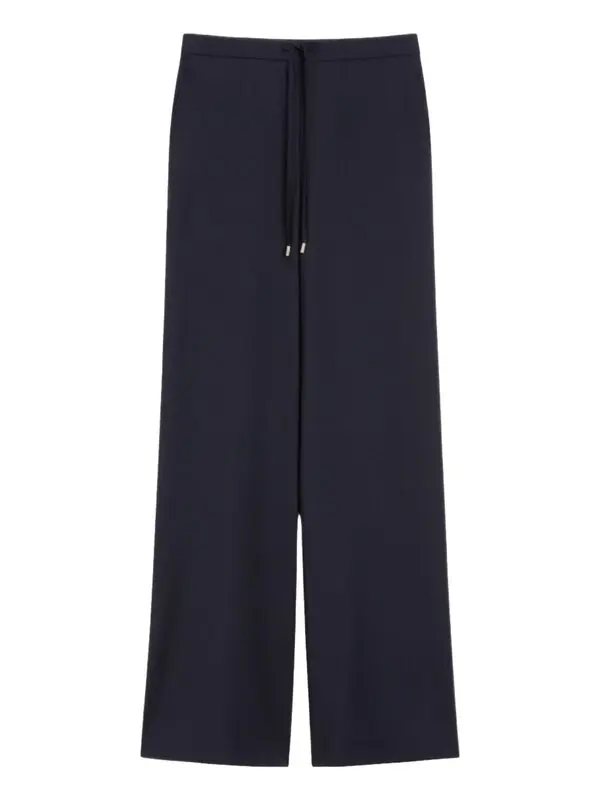 Max Mara High-waist Wide-leg Trousers - Blue