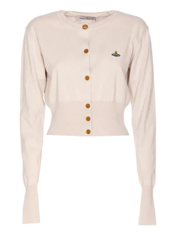 VIVIENNE WESTWOOD Bea Cropped Cardigan - Nude