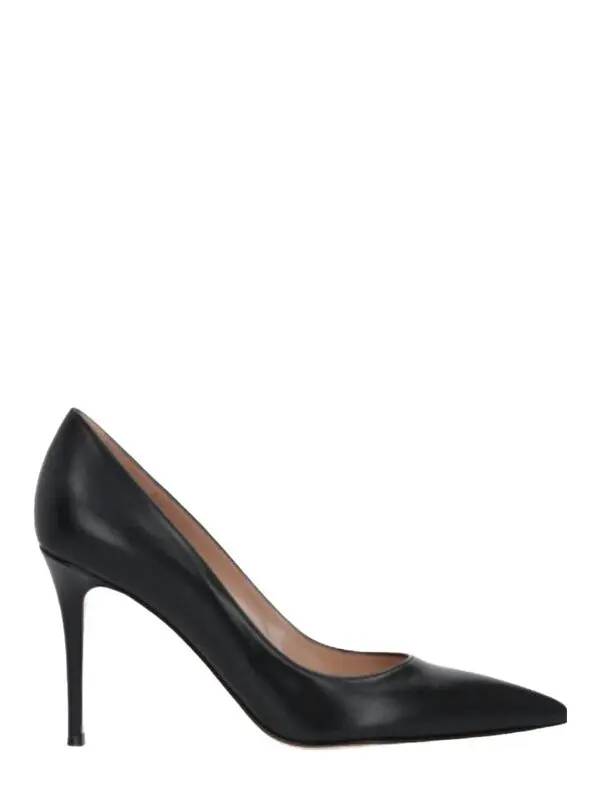GIANVITO ROSSI Pointed Toe Stiletto Heel Pumps - Black