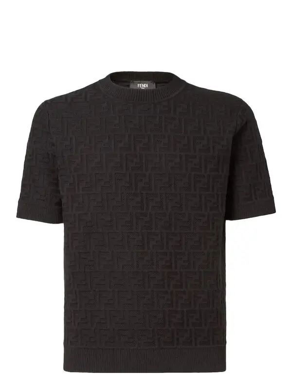 Fendi Ff Cotton Pullover - Black