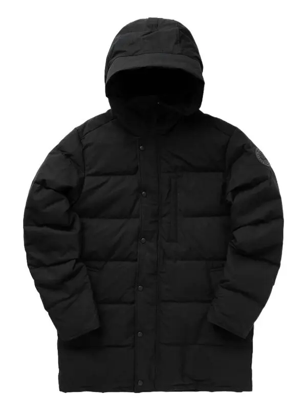 Canada Goose Quilted Hooded Coat - Black