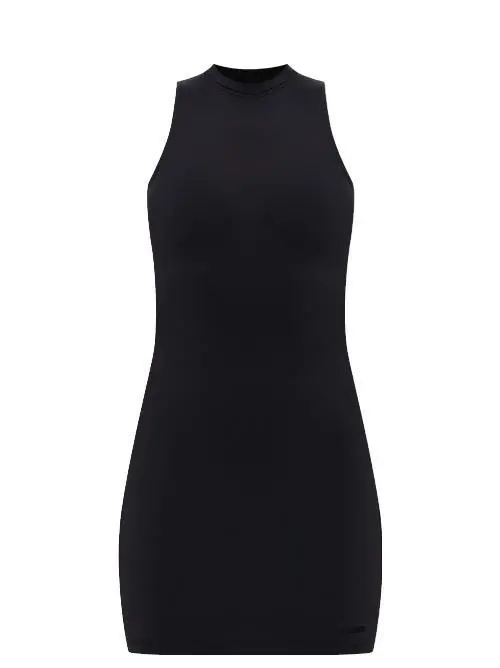 Vetements Sleeveless Fitted Dress With Built-in Shorts - Black