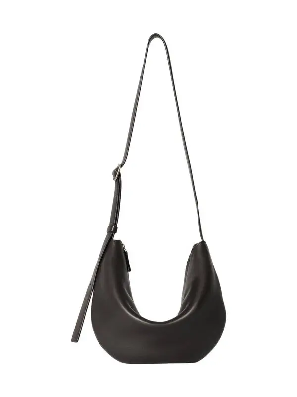 THE ROW Jouvette Shoulder Bag - Dark Brown