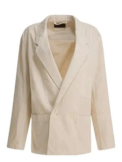 LEMAIRE Double-breasted Blazer - Beige