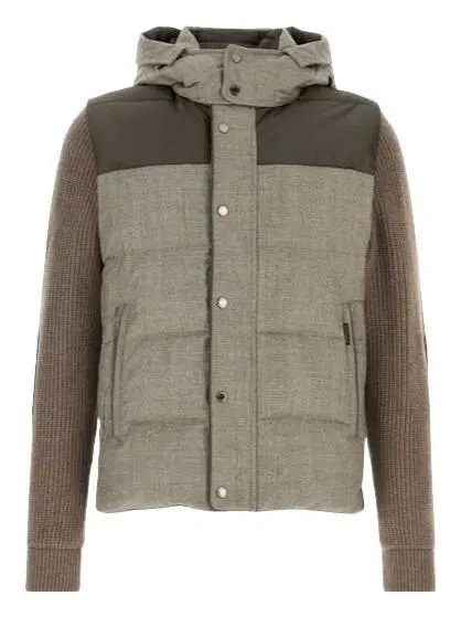 MOORER Benso Hooded Down Jacket - Gray