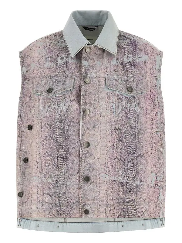 HAIKURE Janette Vest With Python Print - Multicolor