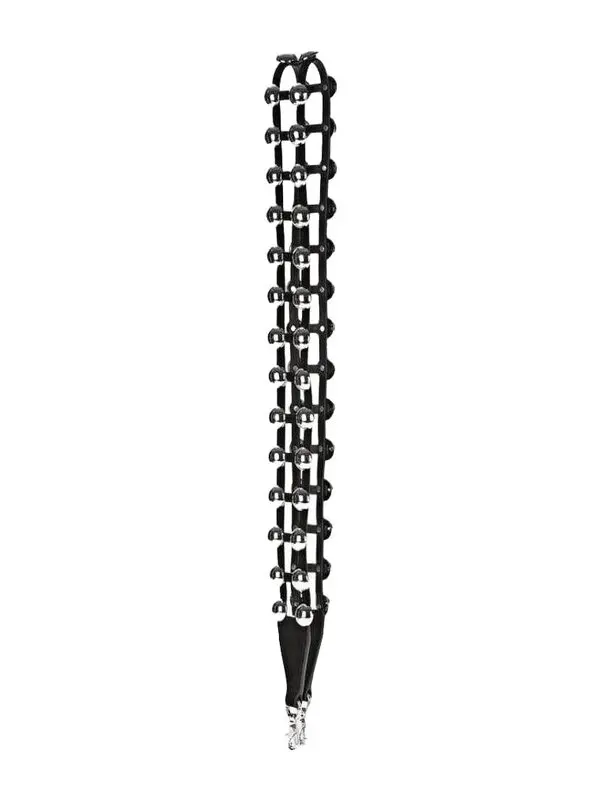 Alexander Wang Logo Strap With Rivet Detailing - Black
