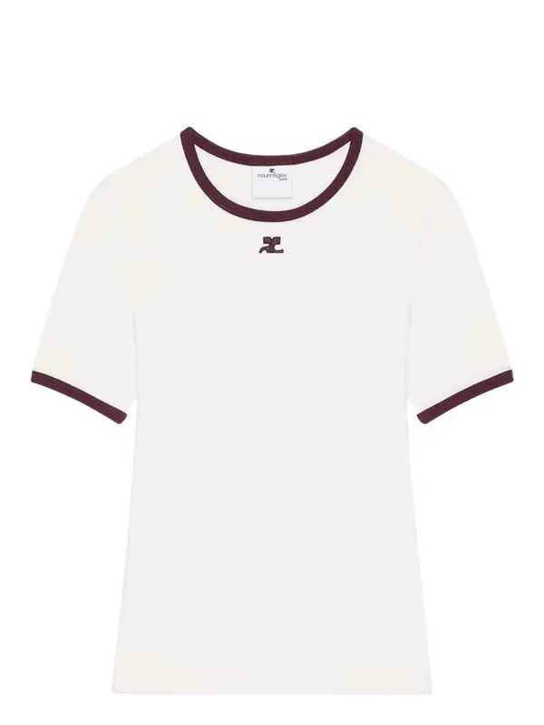 COURREGES Courrèges Heritage Crewneck T-shirt - White