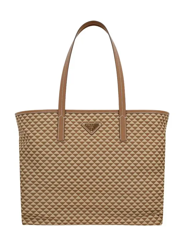 Prada Re-nylon Top Handle Bag - Caramel