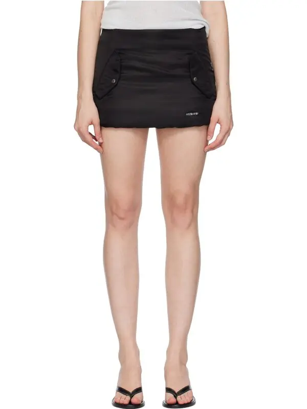 We11Done Padded Skirt - Black