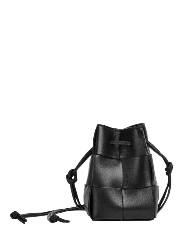 Bottega Veneta Cassette Mini Bucket Bag - Black