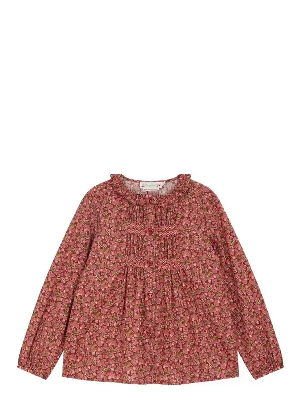 Bonpoint Long-sleeved Top With Graphic Print - Brown