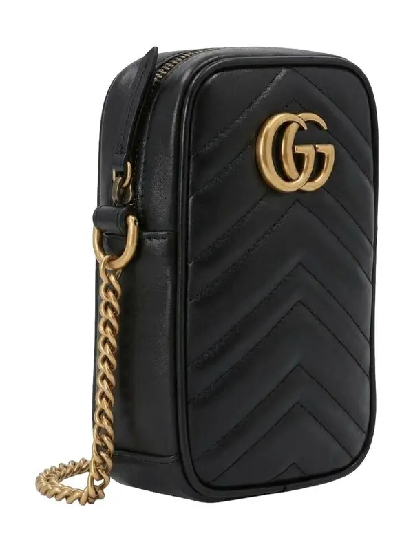 Gucci Gg Marmont Mini Bag - Black