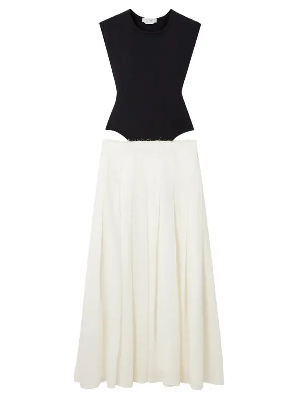 Gabriela Hearst Sleeveless Round Neck Dress - Black