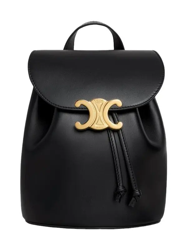 Celine Bonnie Backpack In Smooth Calfskin - Black