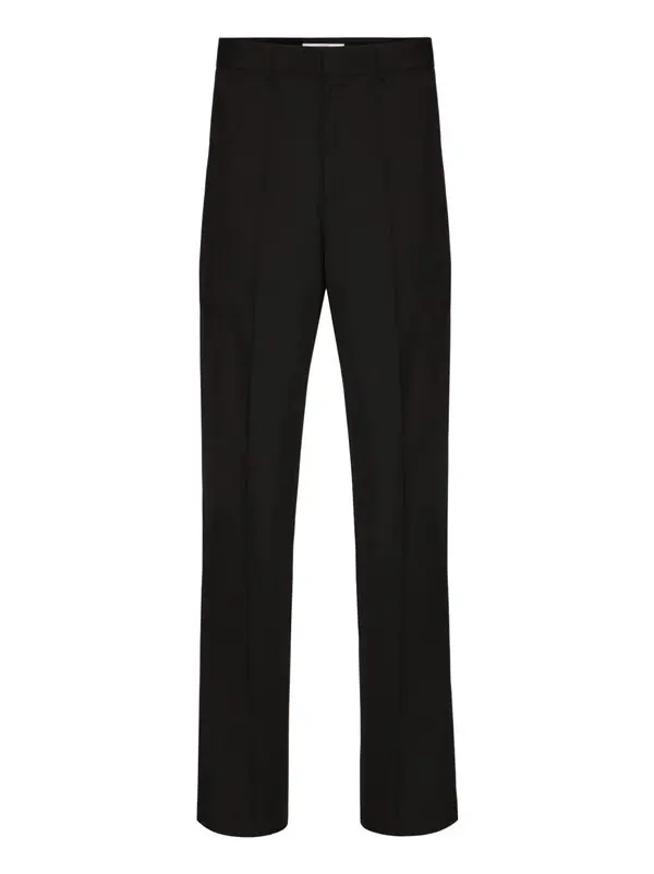 Valentino Garavani Mid-rise Tailored Trousers - Black