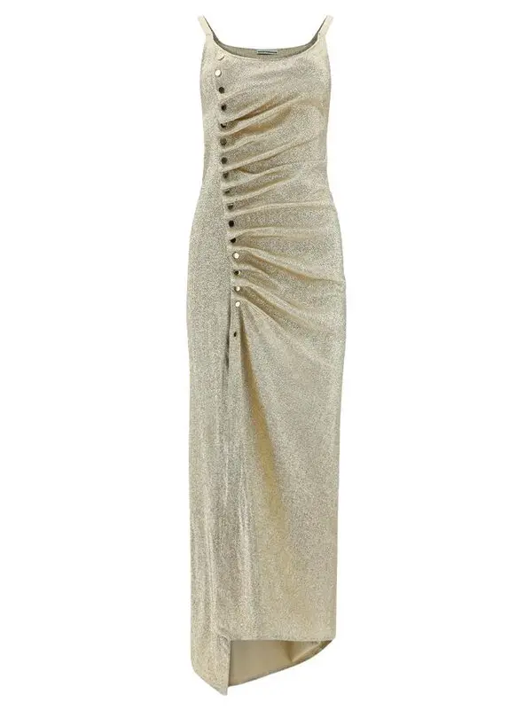 Rabanne Sleeveless Maxi Dress - Nude