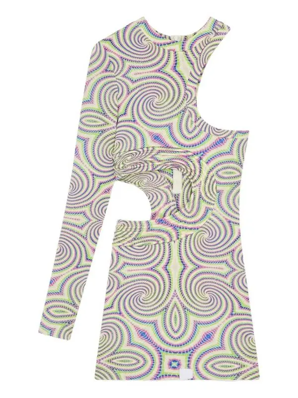 Stella McCartney Printed One-sleeve Top - Multicolor