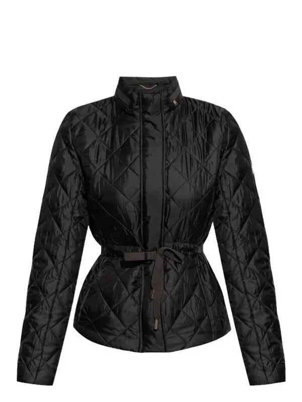 Michael Kors Diamond-pattern Quilted Jacket - Black