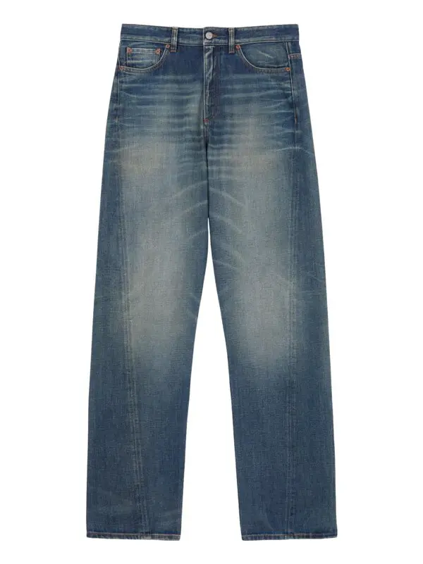 MAISON MARGIELA Straight Leg Jeans - Blue