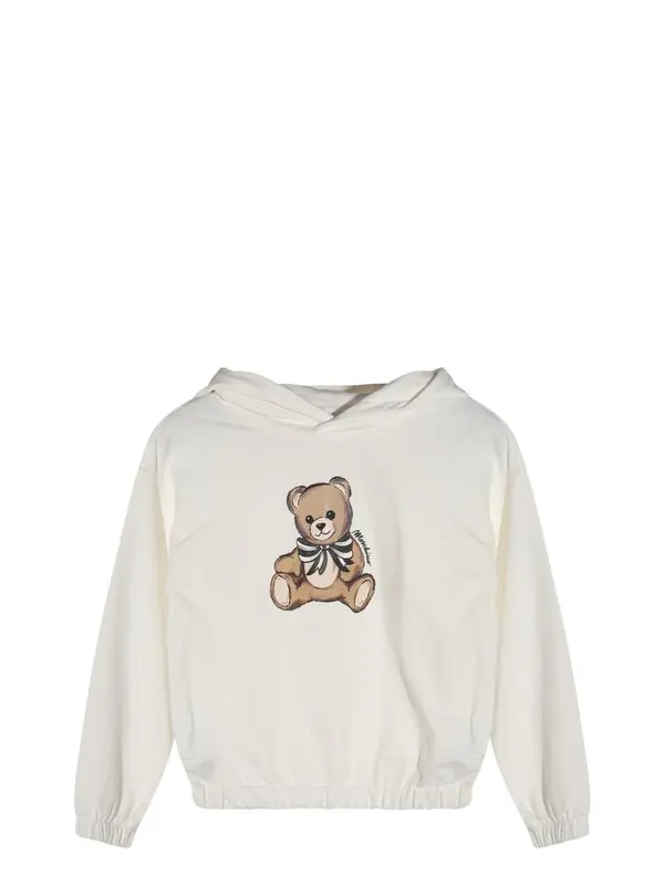 Moschino Hooded Sweatshirt And Trousers Two-pack - White