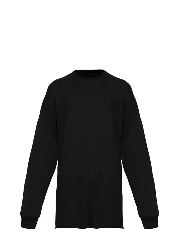 Rick Owens Oversized Crewneck Sweatshirt - Black