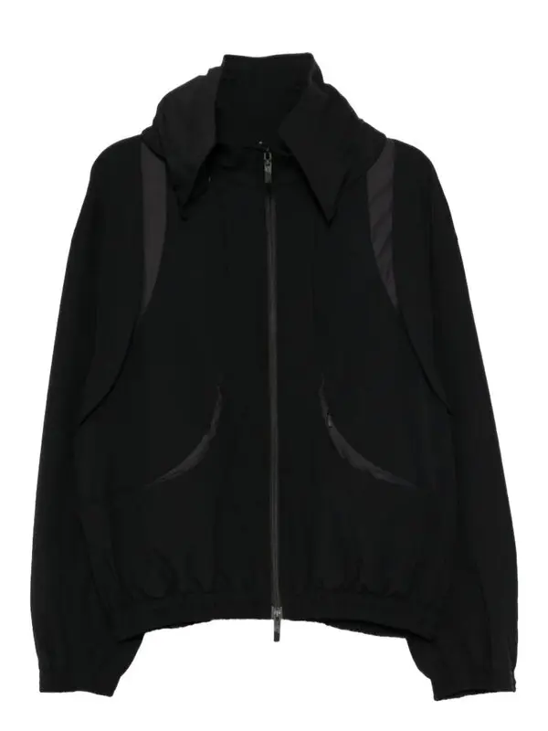 ADER ERROR Long-sleeved Zip-up Jacket - Black