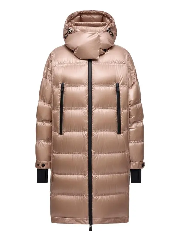 Moncler Rochelairs Down Coat - Brown