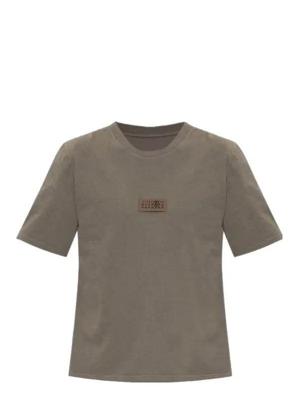 MAISON MARGIELA Logo Patch T-shirt - Gray