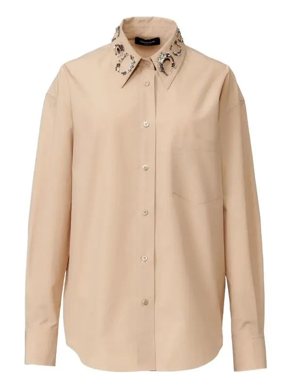 Fabiana Filippi Long Sleeve Button-up Shirt - Light Brown