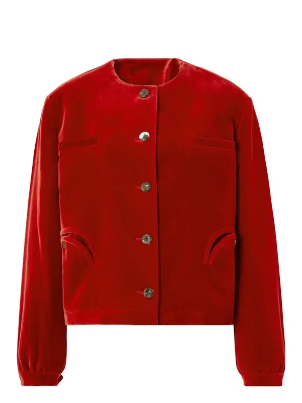 BLAZÉ MILANO Long-sleeved Casual Jacket - Red