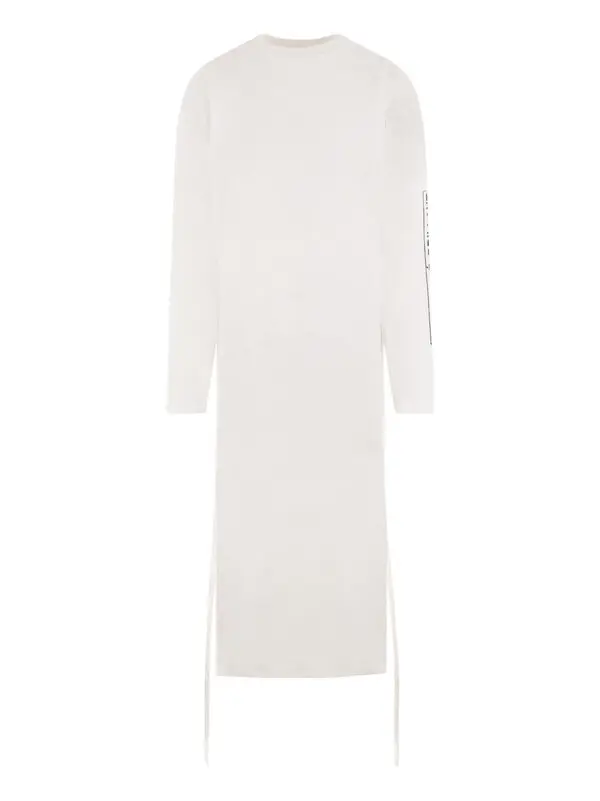 MAISON MARGIELA Drop Shoulder Long Jersey T-shirt - White