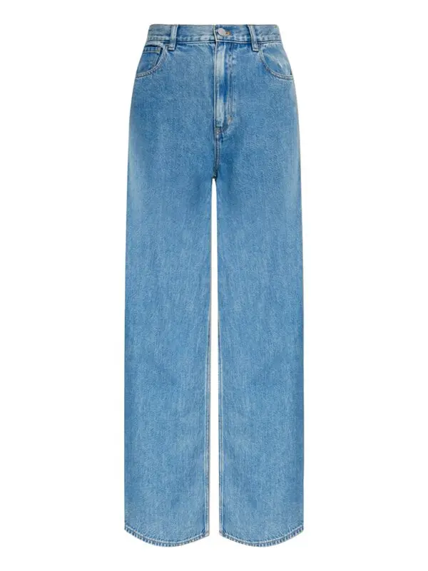 Theory Straight-leg Mid-rise Jeans - Blue