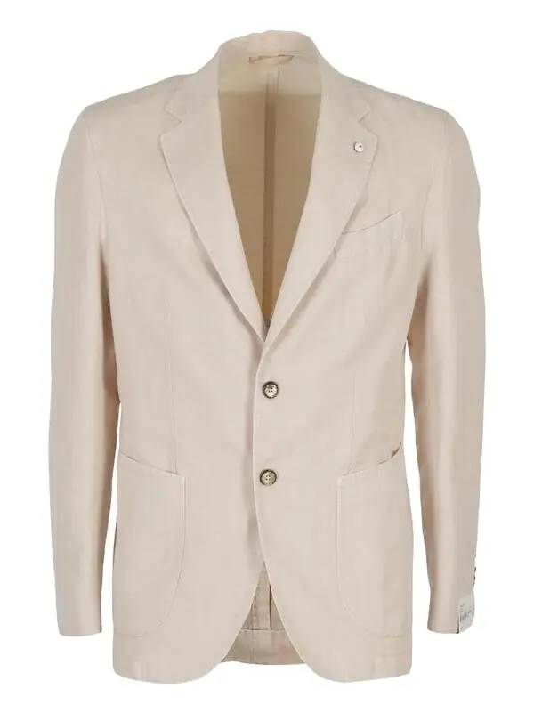 L.B.M. 1911 Cotton Blend Blazer - Nude