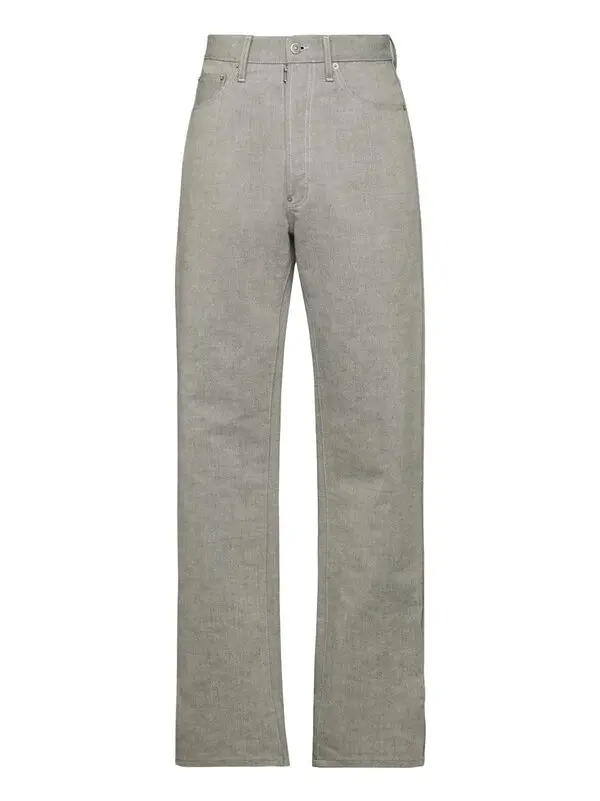 MAISON MARGIELA High Waist Tapered Leg Trousers - Gray