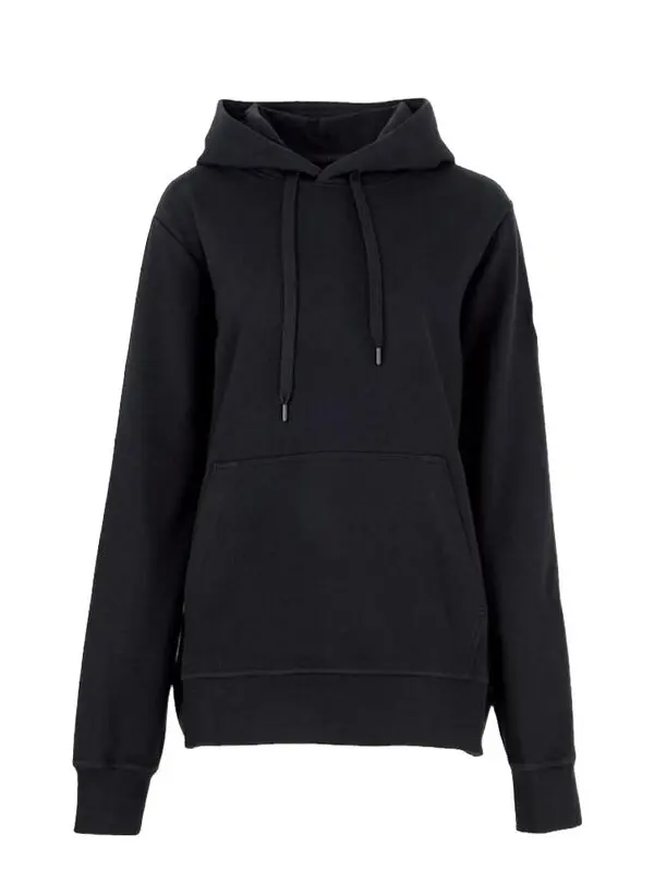 Canada Goose Huron Logo-patch Hoodie - Black