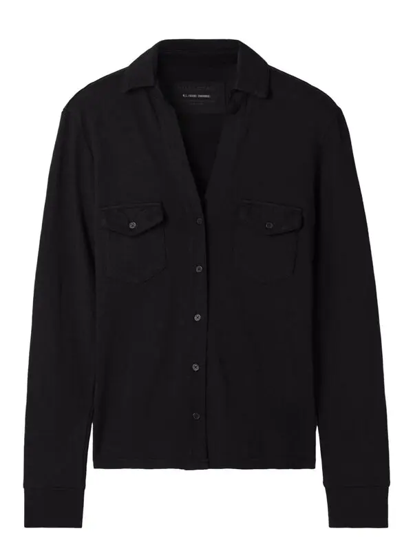 NILI LOTAN Liam Button-down Shirt - Black