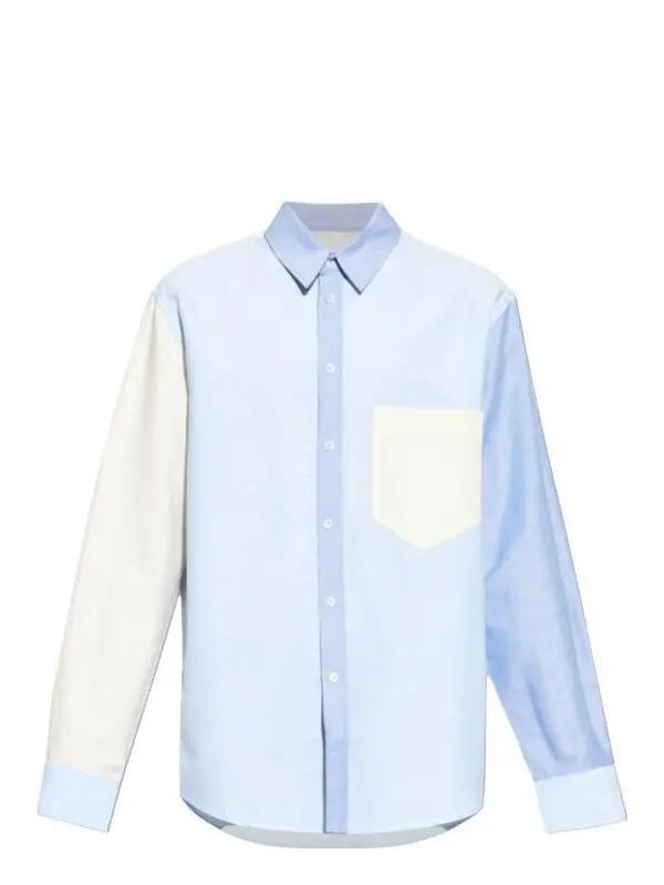 Isabel Marant Étoile Nathael Patchwork Oxford Shirt - White