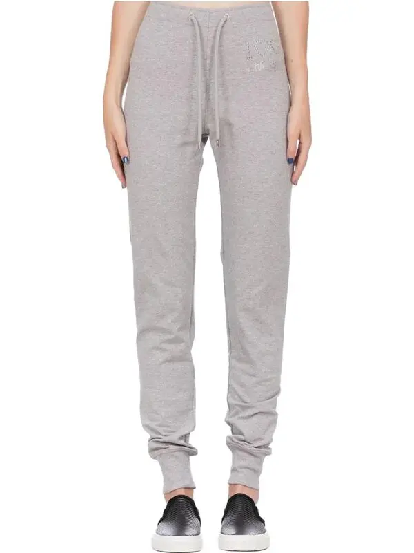 Moschino Detail Sweatpants - Gray