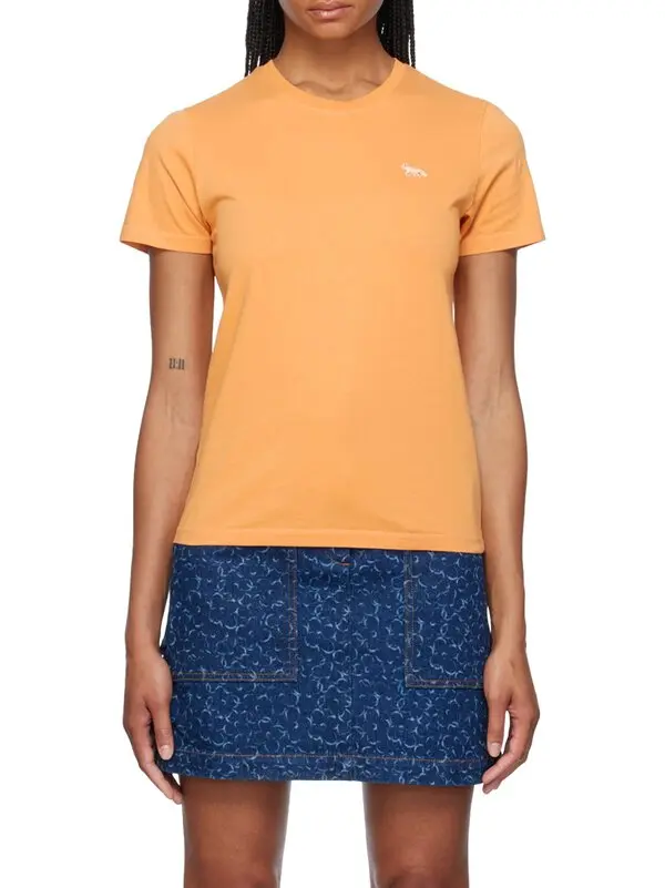 Maison Kitsuné Baby Fox Patch Short-sleeved T-shirt - Orange