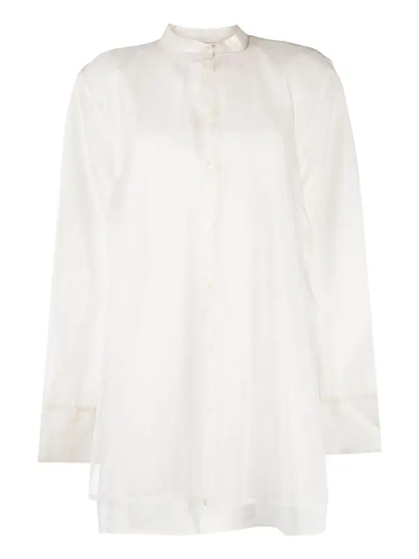 RÓHE Button-up Layered Blouse - White