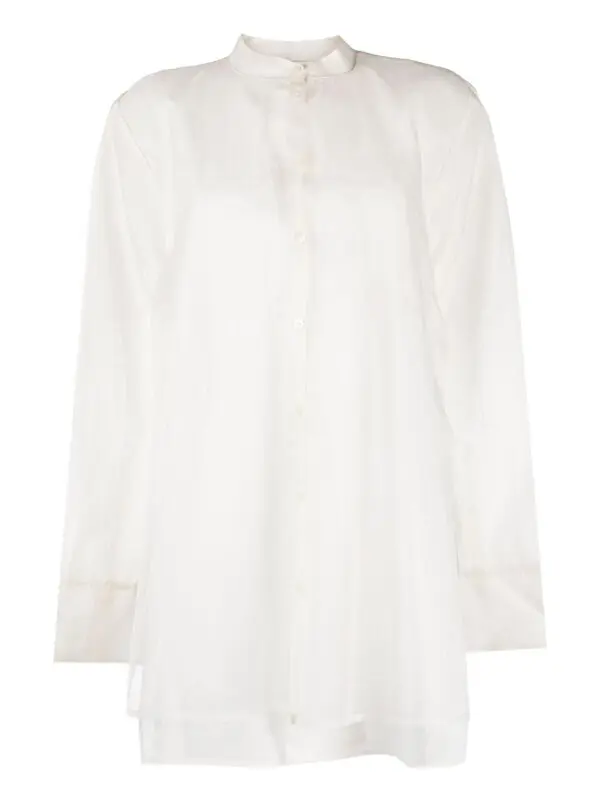 RÓHE Button-up Layered Blouse - White
