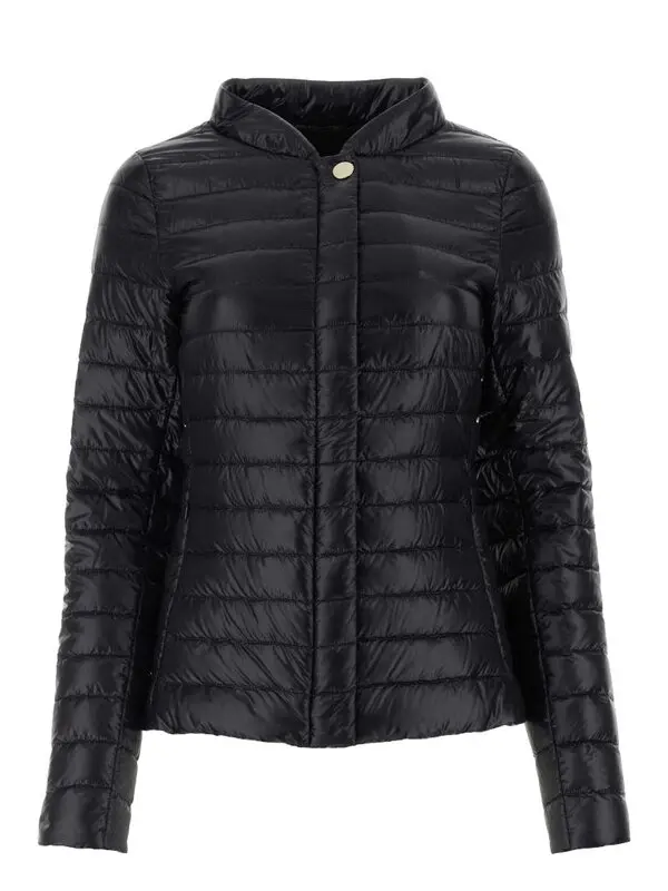 Herno Round Collar Down Jacket - Black