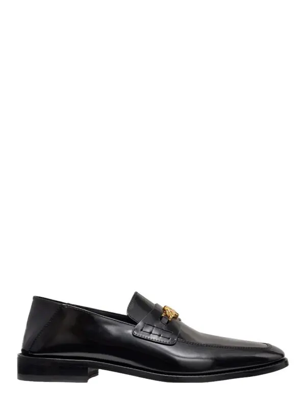 Amiri Logo Plaque Loafers - Black
