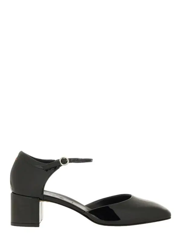 AeydĒ Magda Block Heel Sandals - Black