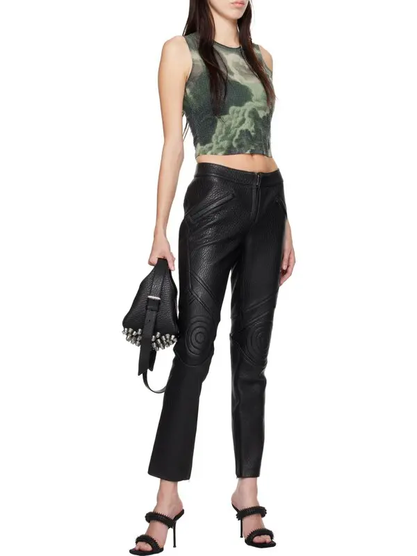 Alexander Wang Cloud Printed Vest - Black/clear