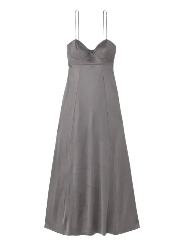 Dries Van Noten Strappy Mid-length Dress - Grey