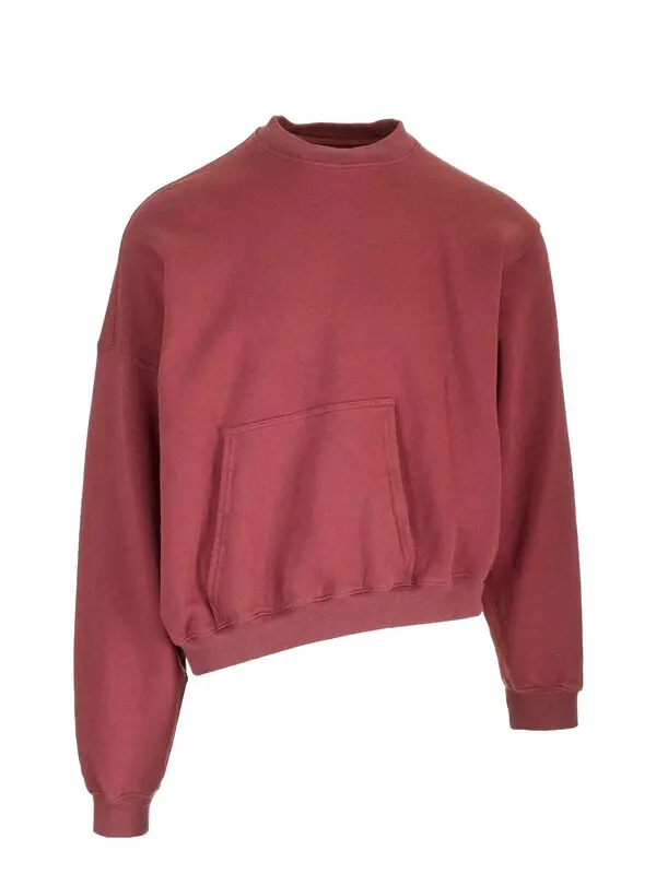 MAGLIANO Polisportiva Asymmetric Crewneck Sweatshirt - Red